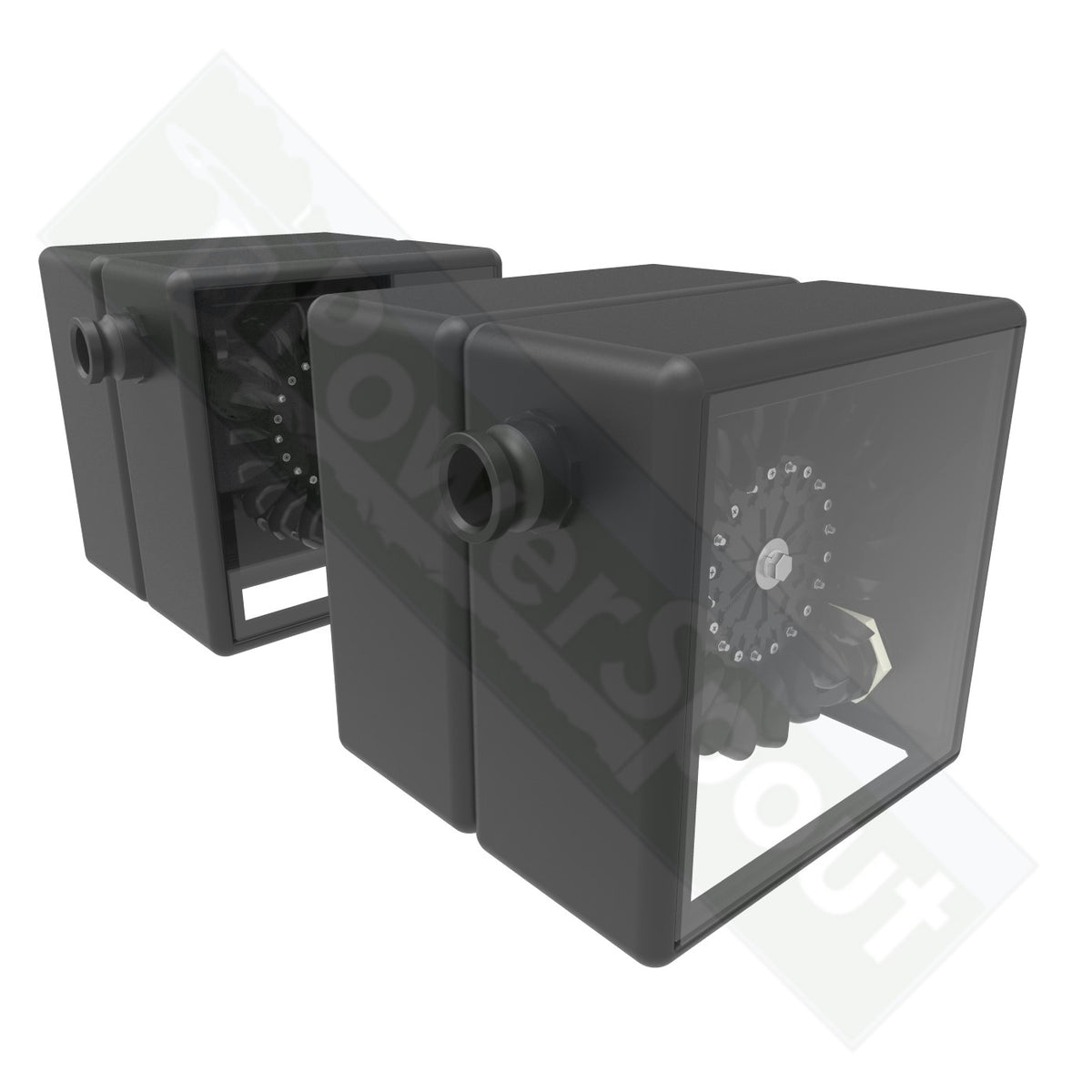 PowerSpout PLT Cube Twin Pack - Hydro Turbine