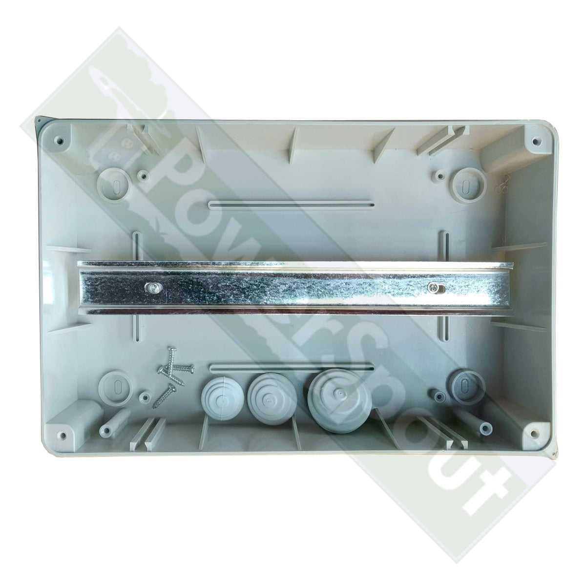 15-way Weatherproof (IP65) DIN Rail Enclosure– PowerSpout